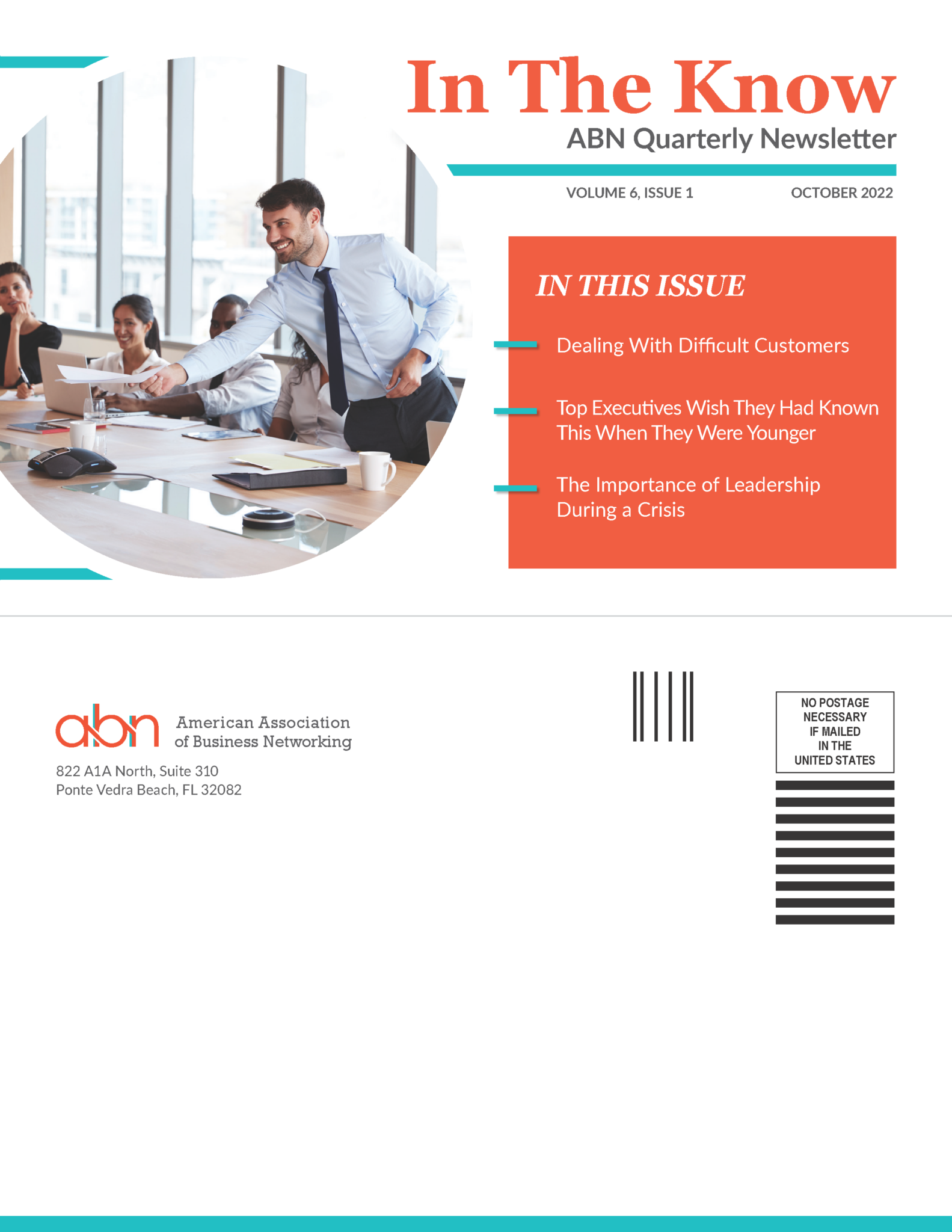 ABN Newsletter Volume 6, Issue 1 October 2022 - American Association of ...